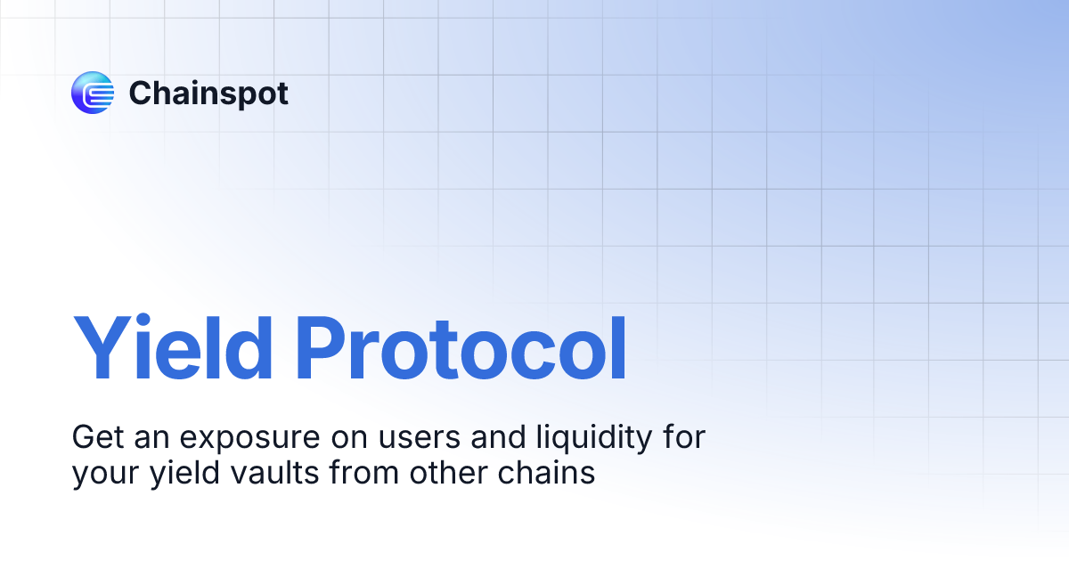 Yield Protocol | Chainspot