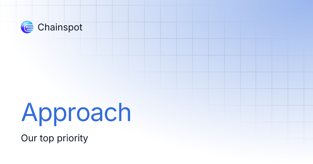Approach | Chainspot