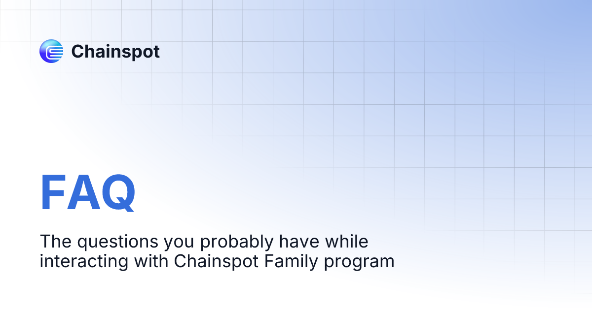 FAQ | Chainspot