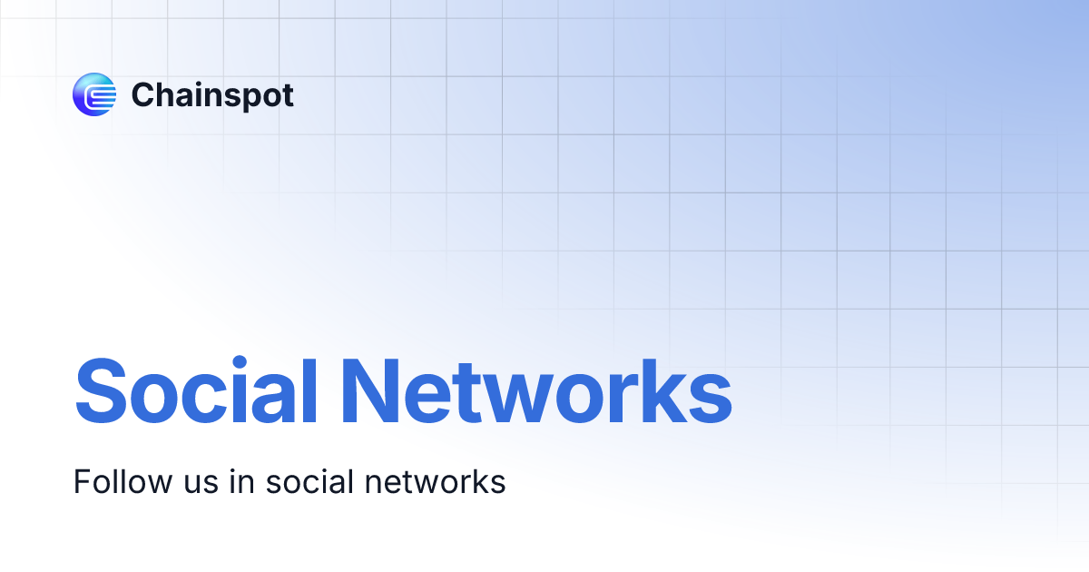Social Networks | Chainspot